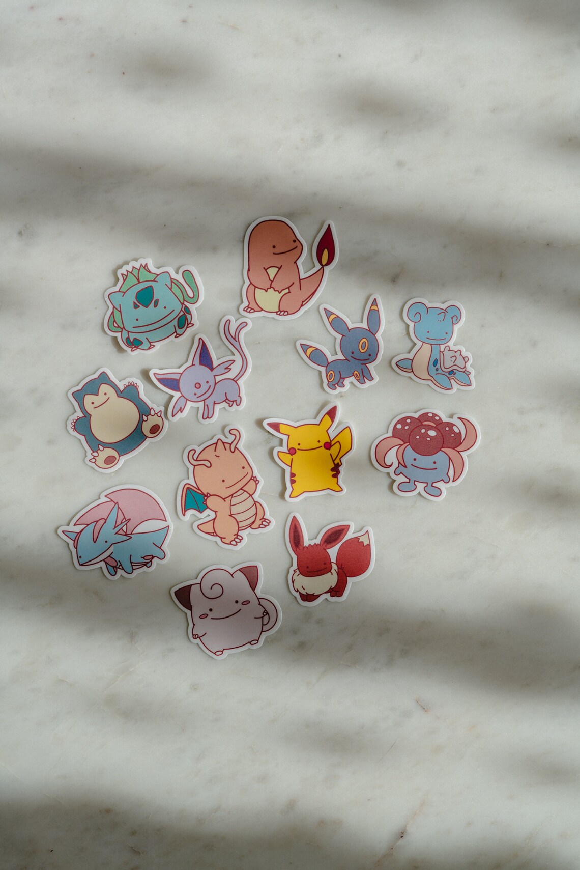 Ditto Dragonite Vinyl Sticker Pokemon Waterproof - Etsy