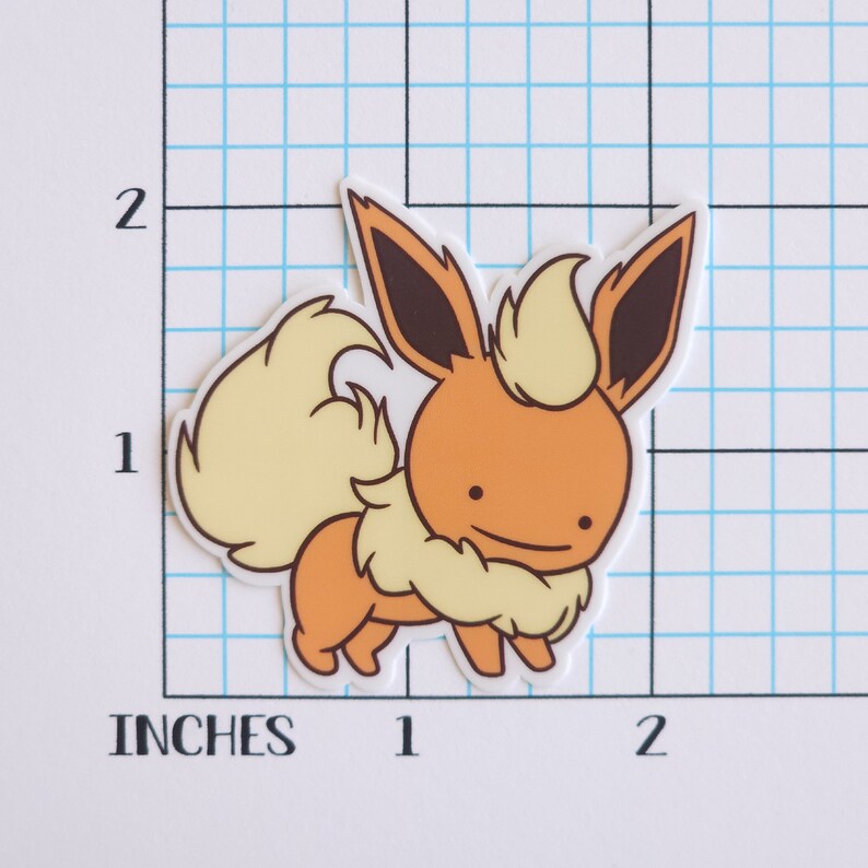 Ditto Eeveelution Sticker Set | Vinyl | Pokemon | Waterproof - Etsy