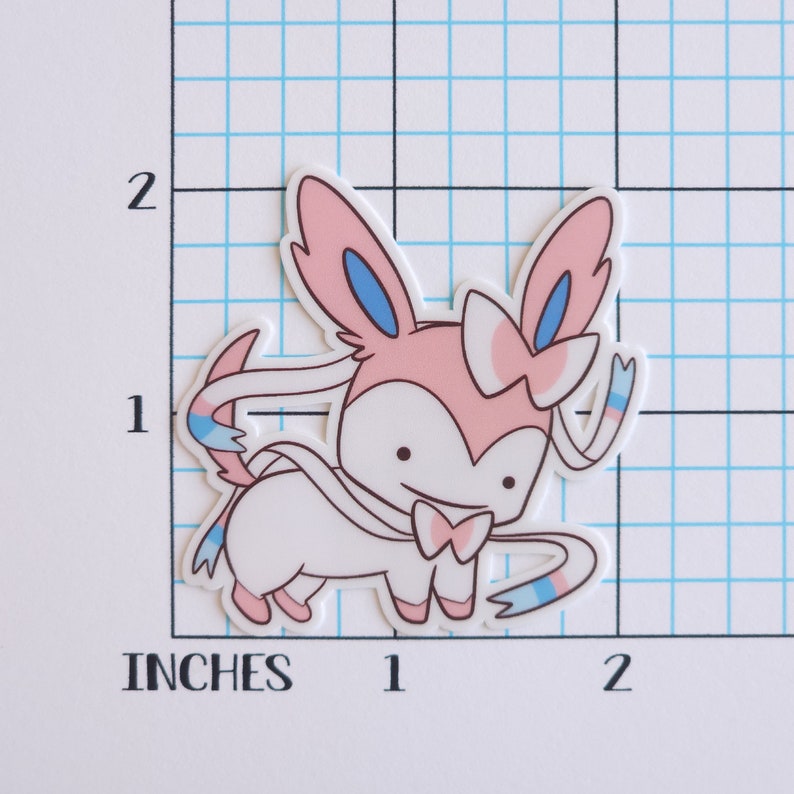 Ditto Eeveelution Sticker Set Vinyl Pokemon Waterproof - Etsy