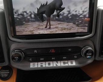 Ford Bronco Dash Decal - Etsy