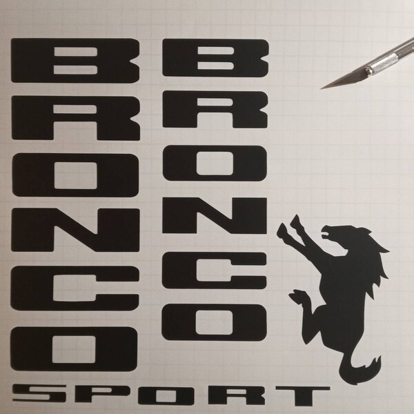 Ford Bronco Sport Emblem Overlay - Etsy