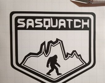 Sasquatch Bronco Decal - Etsy