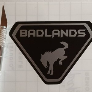 Ford Bronco Sport Badlands Side Emblem Overlay Decal - Etsy