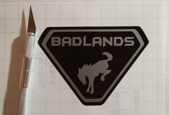 Ford Bronco Sport Badlands Side Emblem Overlay Decal - Etsy