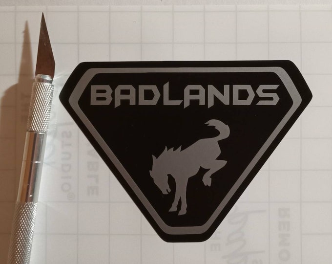Ford Bronco Sport Badlands Side Emblem Overlay Decal - Etsy