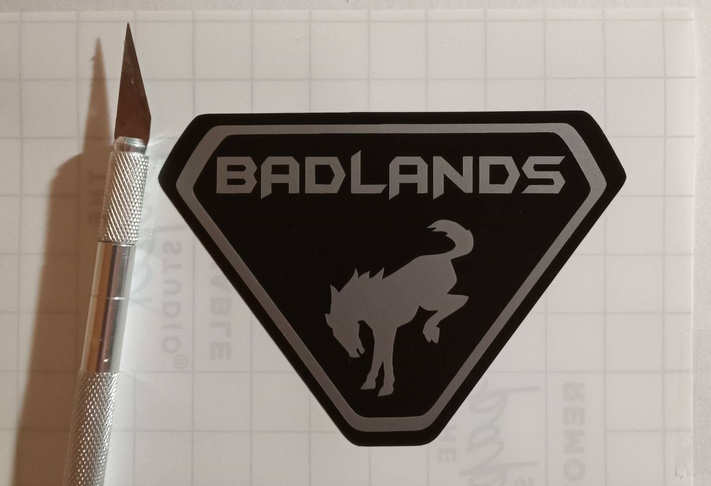 Ford Bronco Sport Badlands Side Emblem Overlay Decal - Etsy