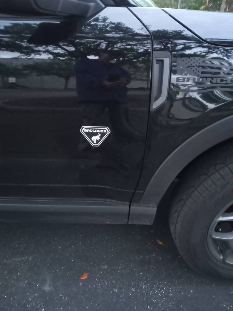 Ford Bronco Sport Badlands Side Emblem Overlay Decal - Etsy