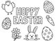 Hoppy Easter Colouring Page: Digital Download - Etsy Canada