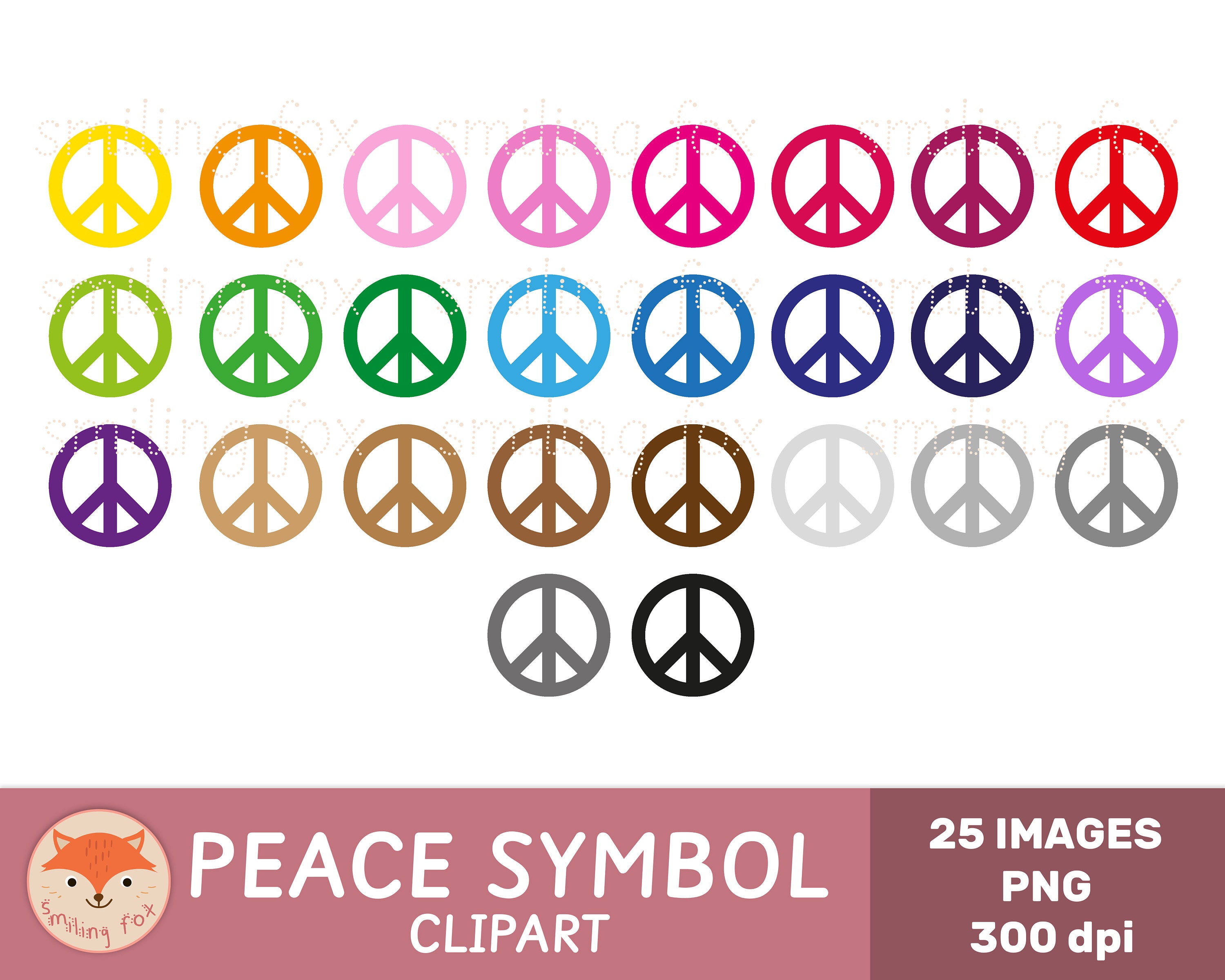 Colorful Peace Logo