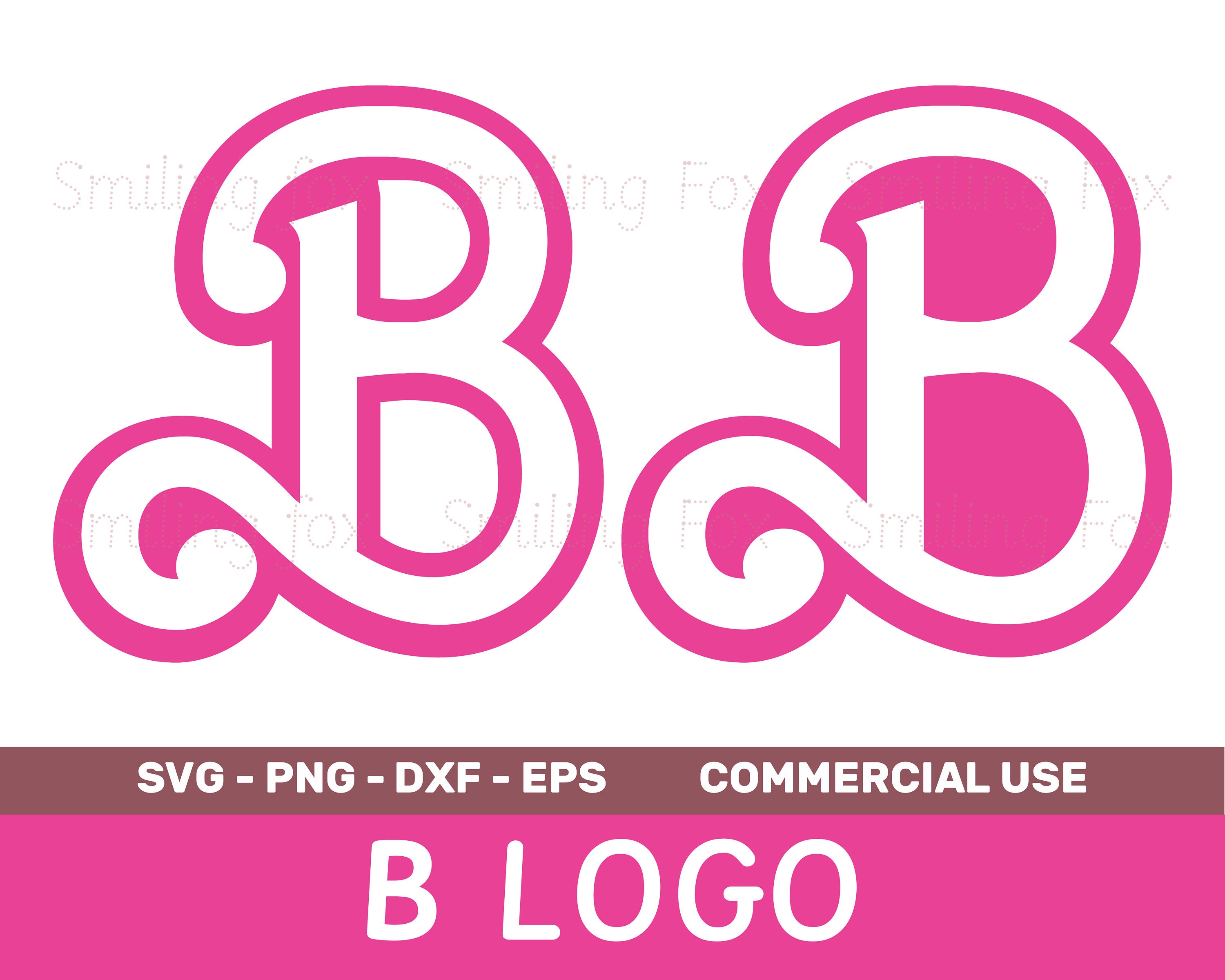 Barbi B Logo Rosa Geburtstagskind Svg Eps Png Dxf Vektor