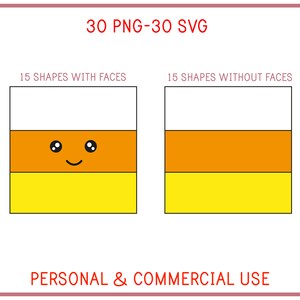 Candy Corn Shapes Clip Art, 2D Shapes Clipart, PNG, SVG, Vector Images ...