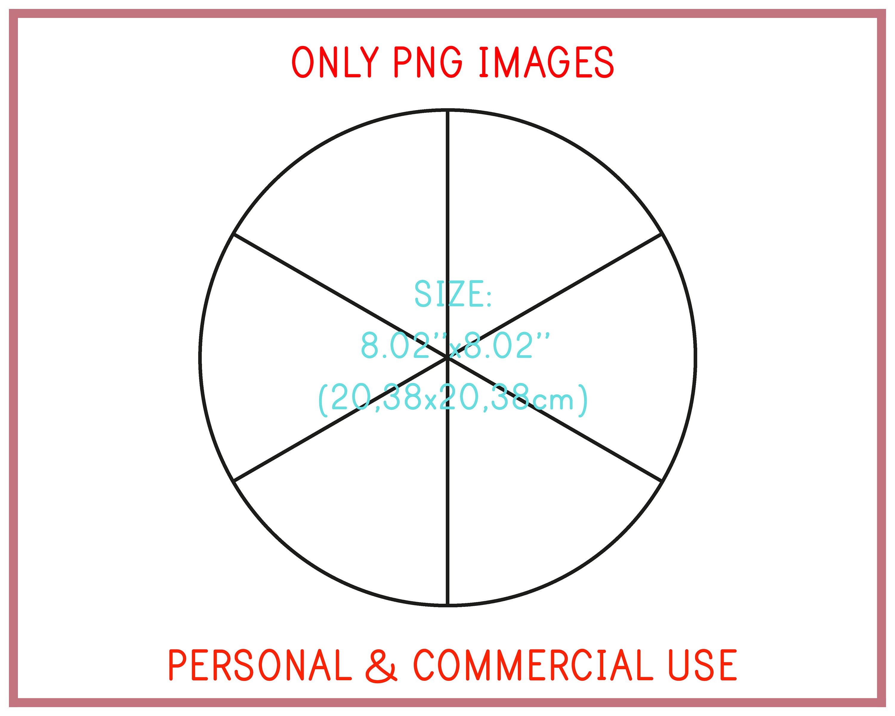 Fraction Circles Clipart, 12 PNG, Math Centers, Math Clipart to Create ...