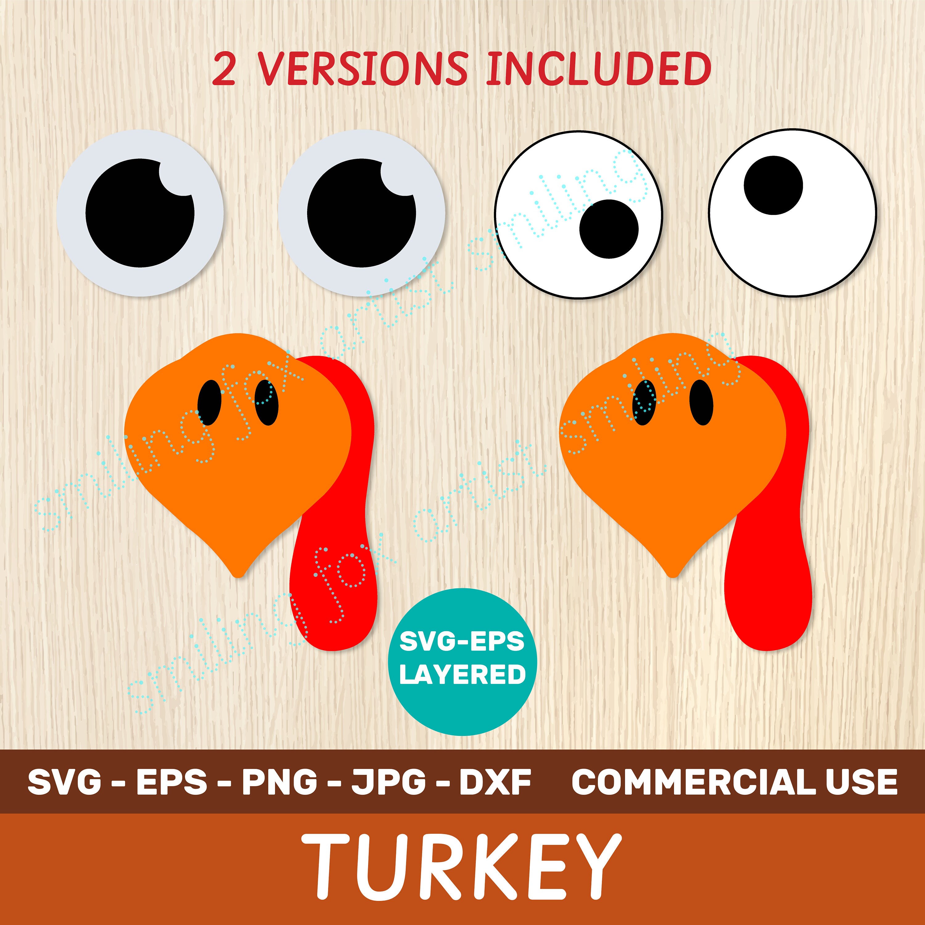 Cara de pavo svg imágenes prediseñadas de pavo archivos de - Etsy España