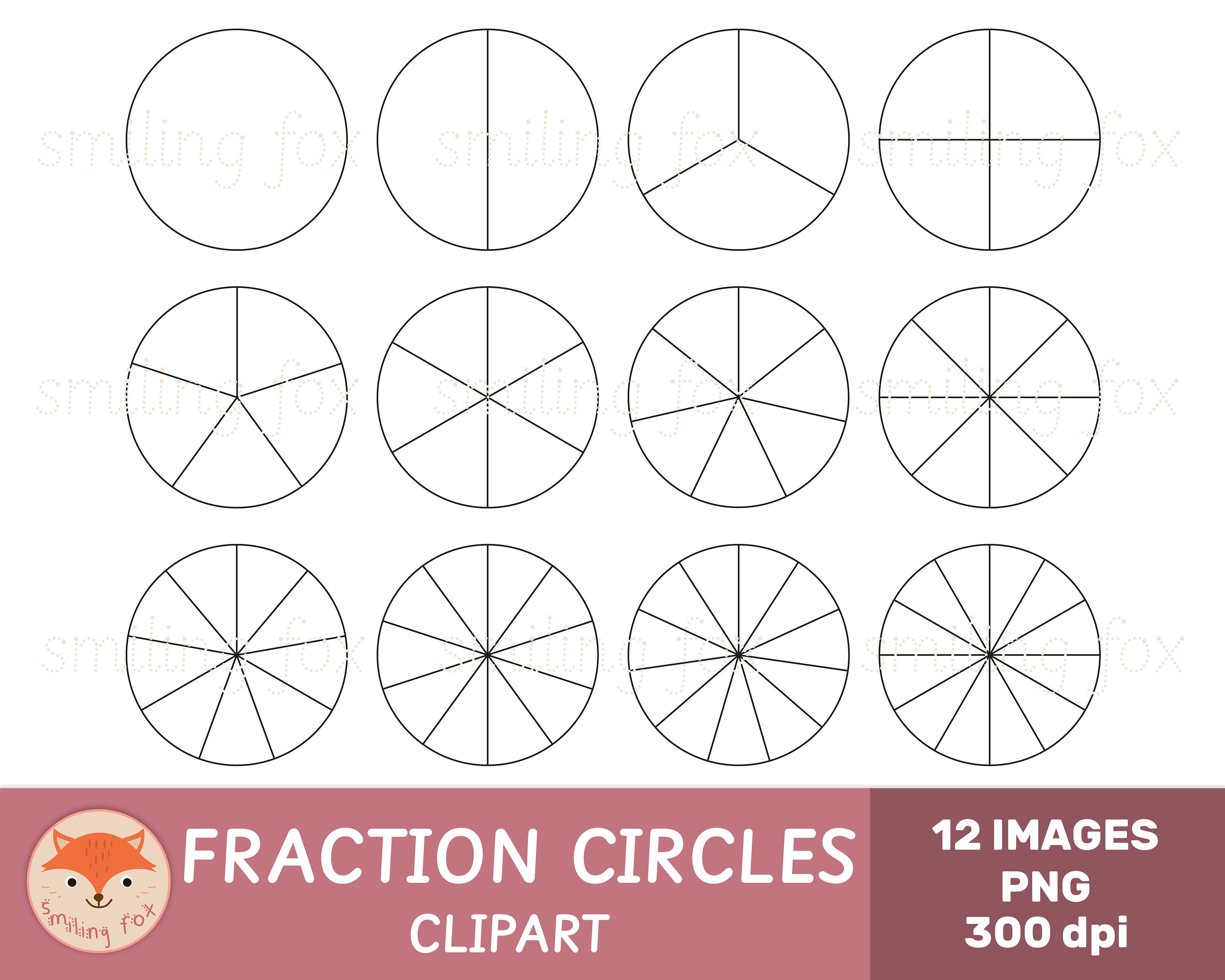 Proper Fraction Clip Art