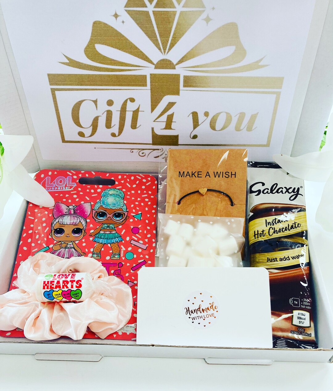 Little Girls Personalised Birthday Spa Gift Set Cosy Socks Charm ...