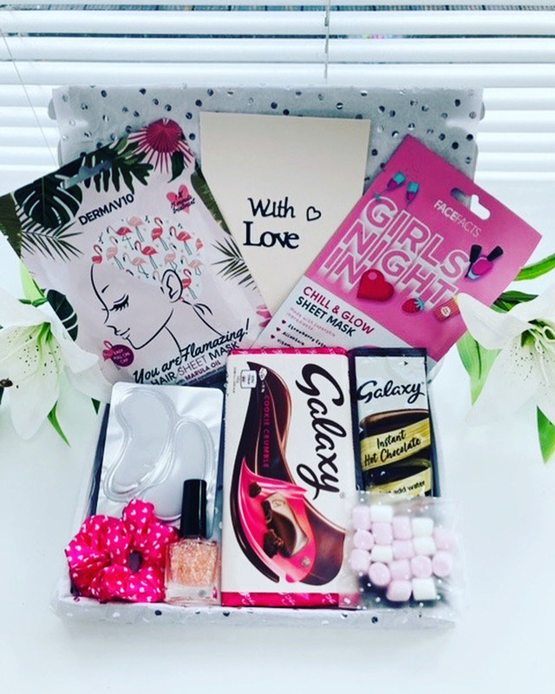 Teenage Girls Personalised Birthday Spa Gift Letterbox Make up Gift Set ...