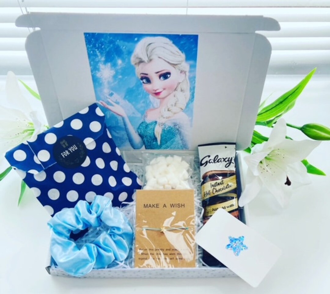 Little Girls Personalised Birthday Disney Frozen Elsa Spa Box Letterbox ...