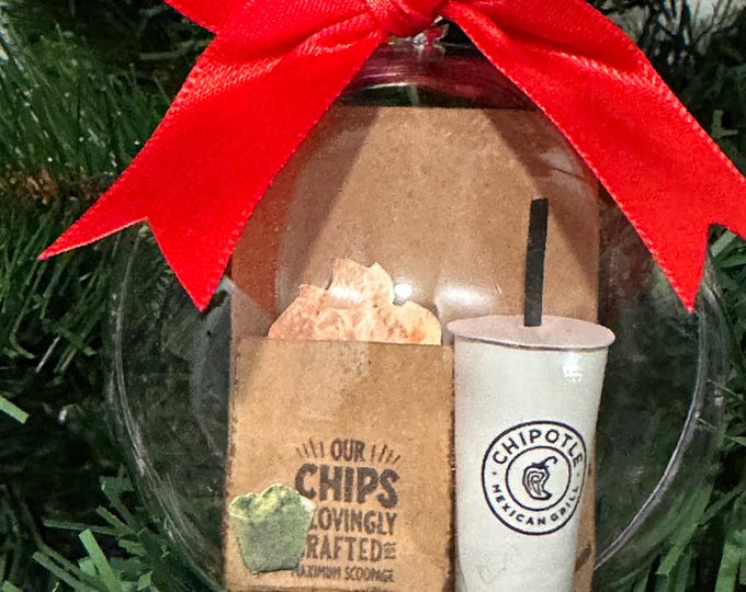 Handmade Chipotle Christmas Ornament: Funny Food Holiday Decor - Etsy