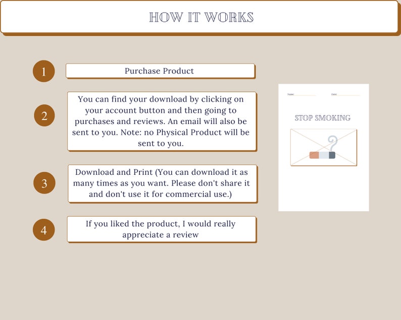 The Printable Smoke Free Guide and Tracker Stop Smoking Quit Smoking ...