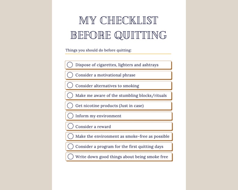 The Printable Smoke Free Guide and Tracker Stop Smoking Quit Smoking ...