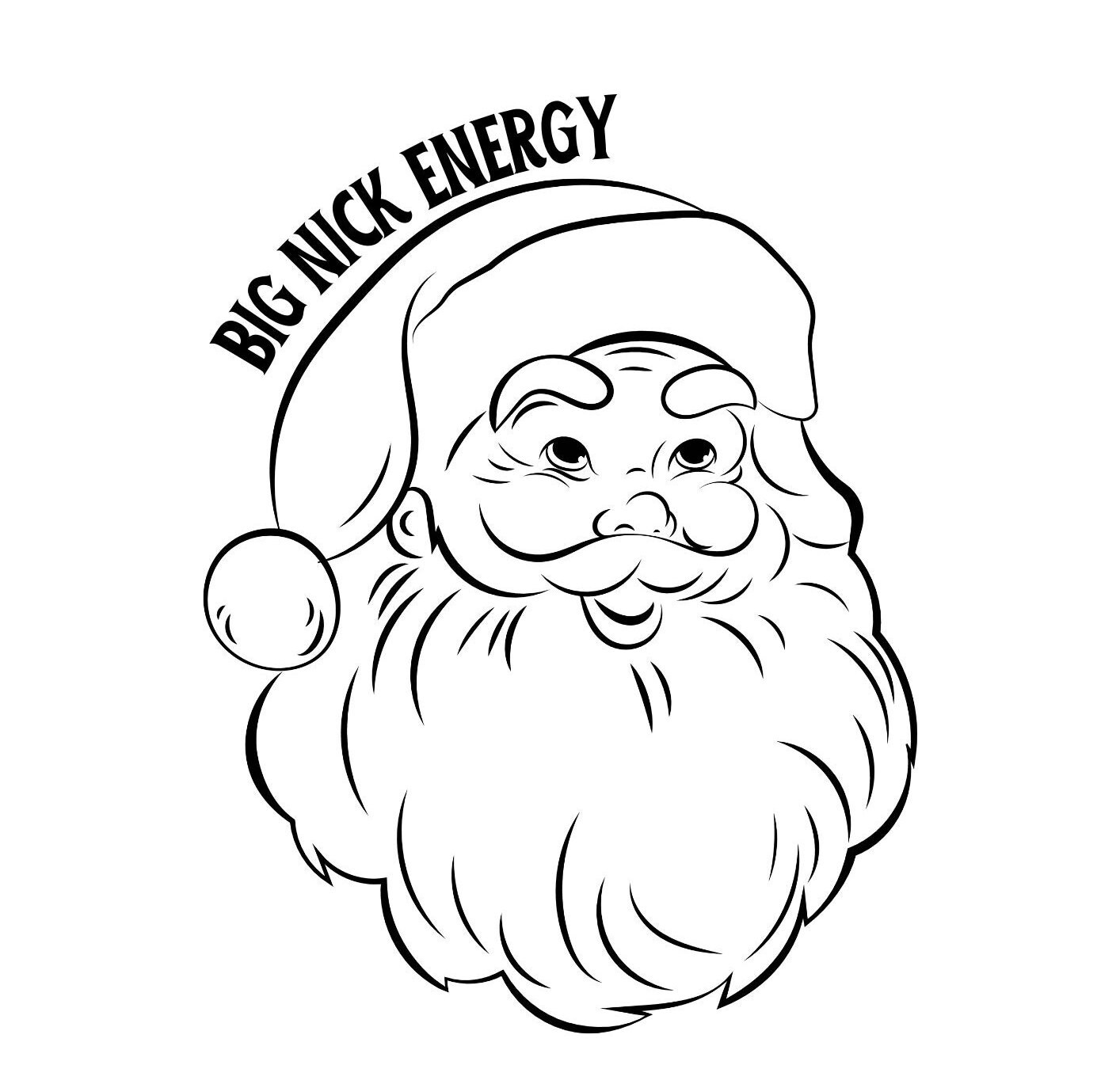 Big Nick Energy- Santa SVG/PNG Digital Download - Etsy