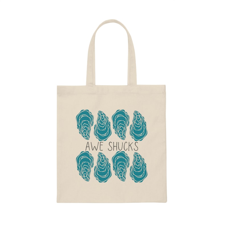 Awe Shucks- Hilarious Market Ready Canvas Tote Bag - Etsy