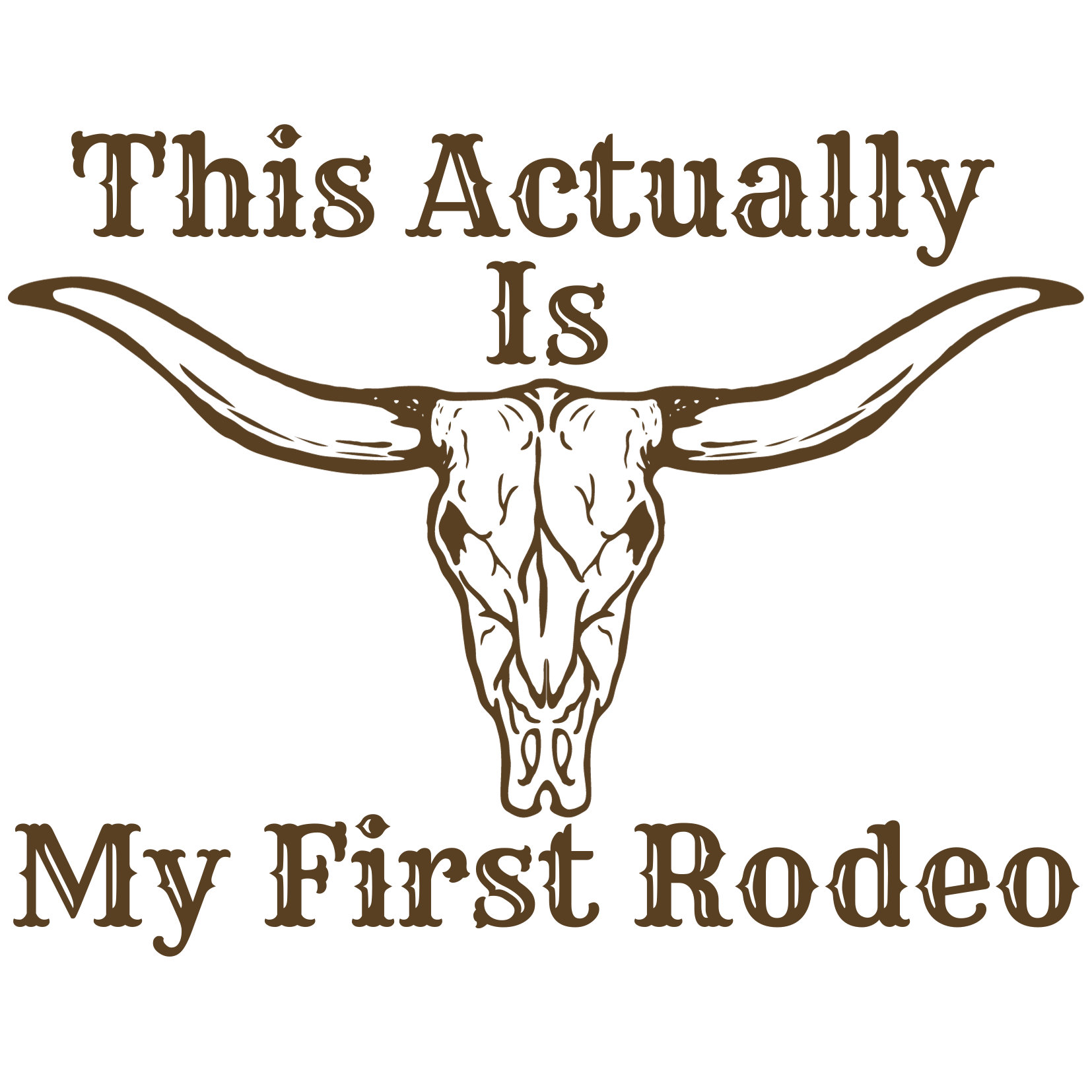 This Actually is My First Rodeo SVG/PNG Digital Download - Etsy