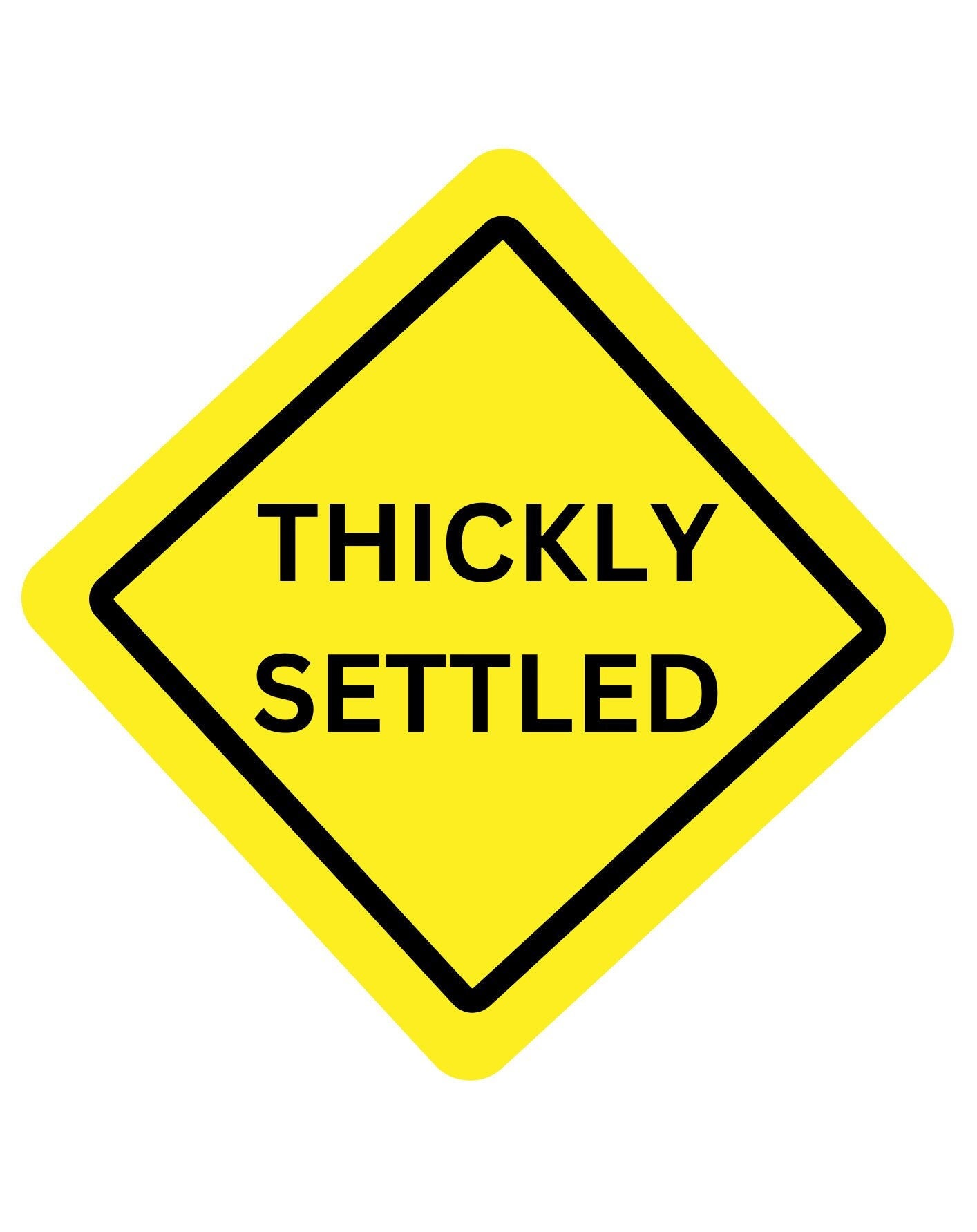 Thickly Settled- Mass Street Sign Inspired SVG/PNG - Etsy