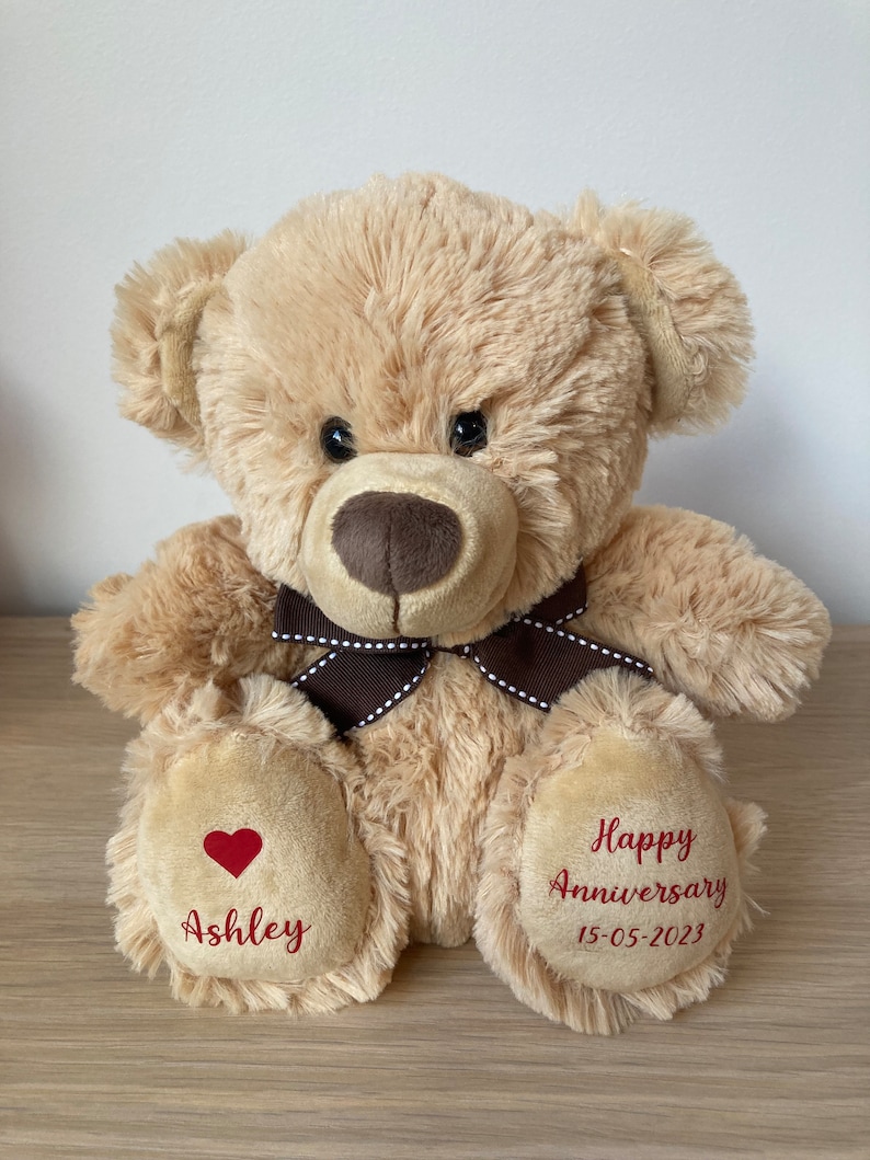 Personalised Teddy Bear - Etsy Australia