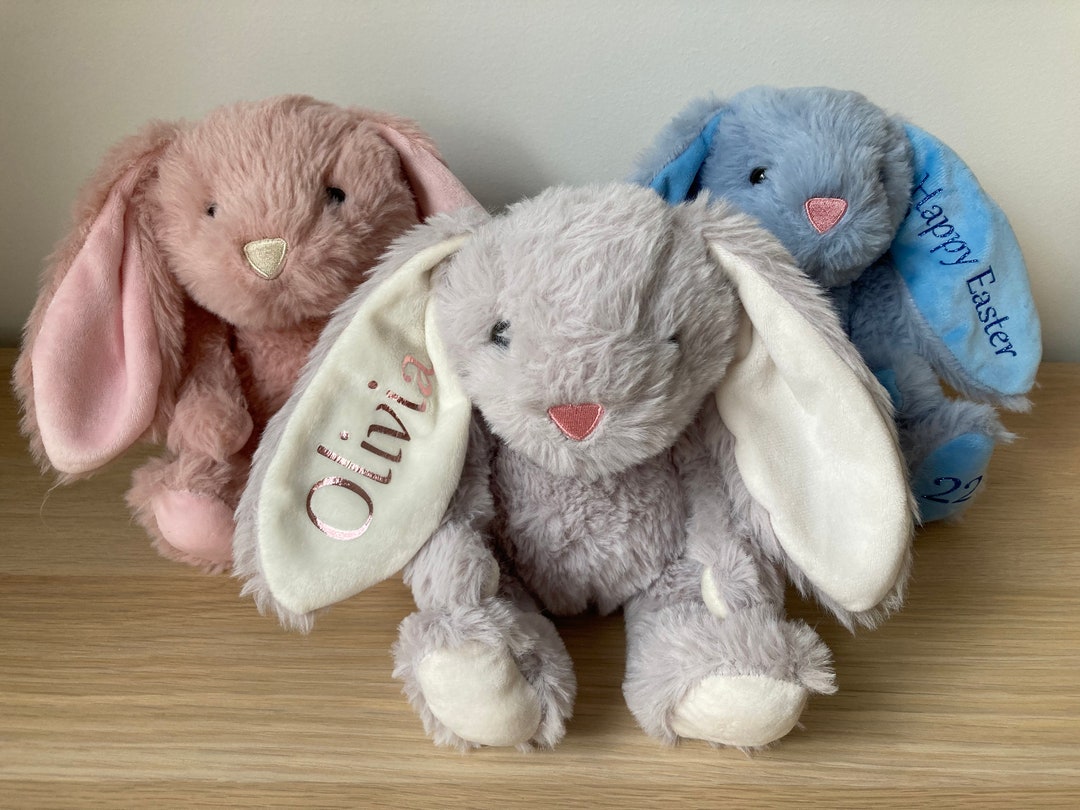 Personalised Plush Bunny - Etsy