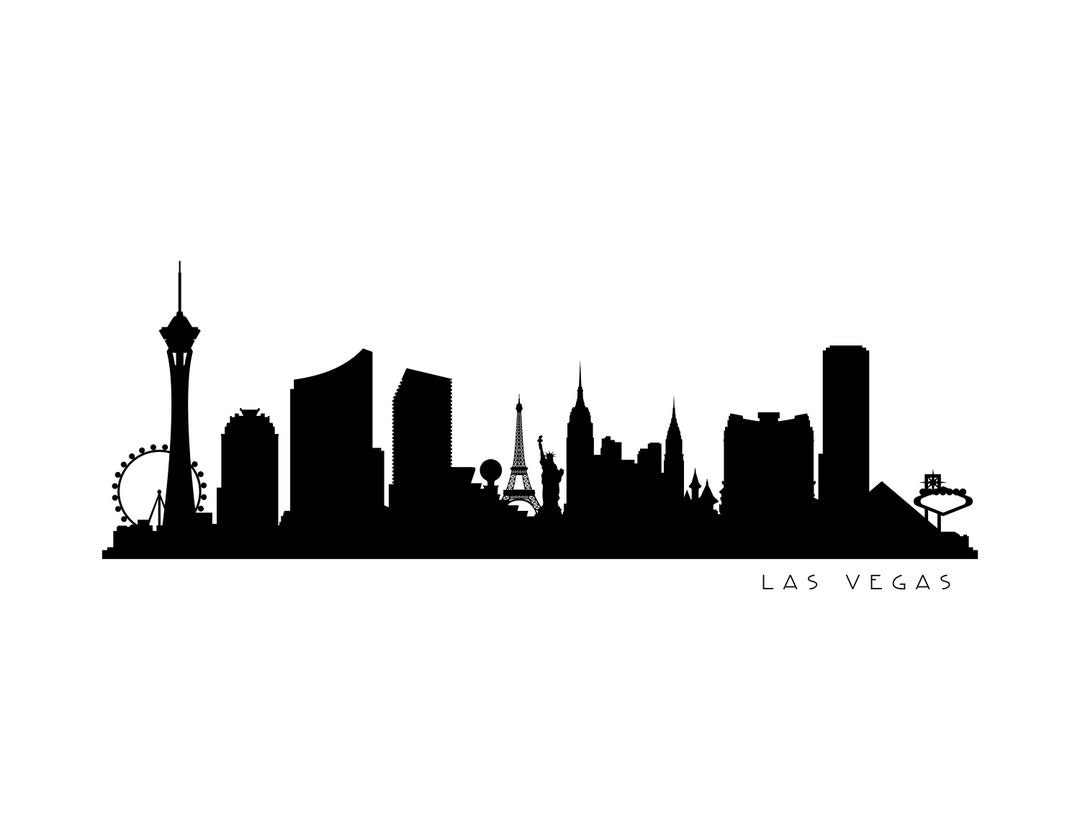 Las Vegas Skyline SVG | City Scapes | SVG | Casinos SVG - Etsy