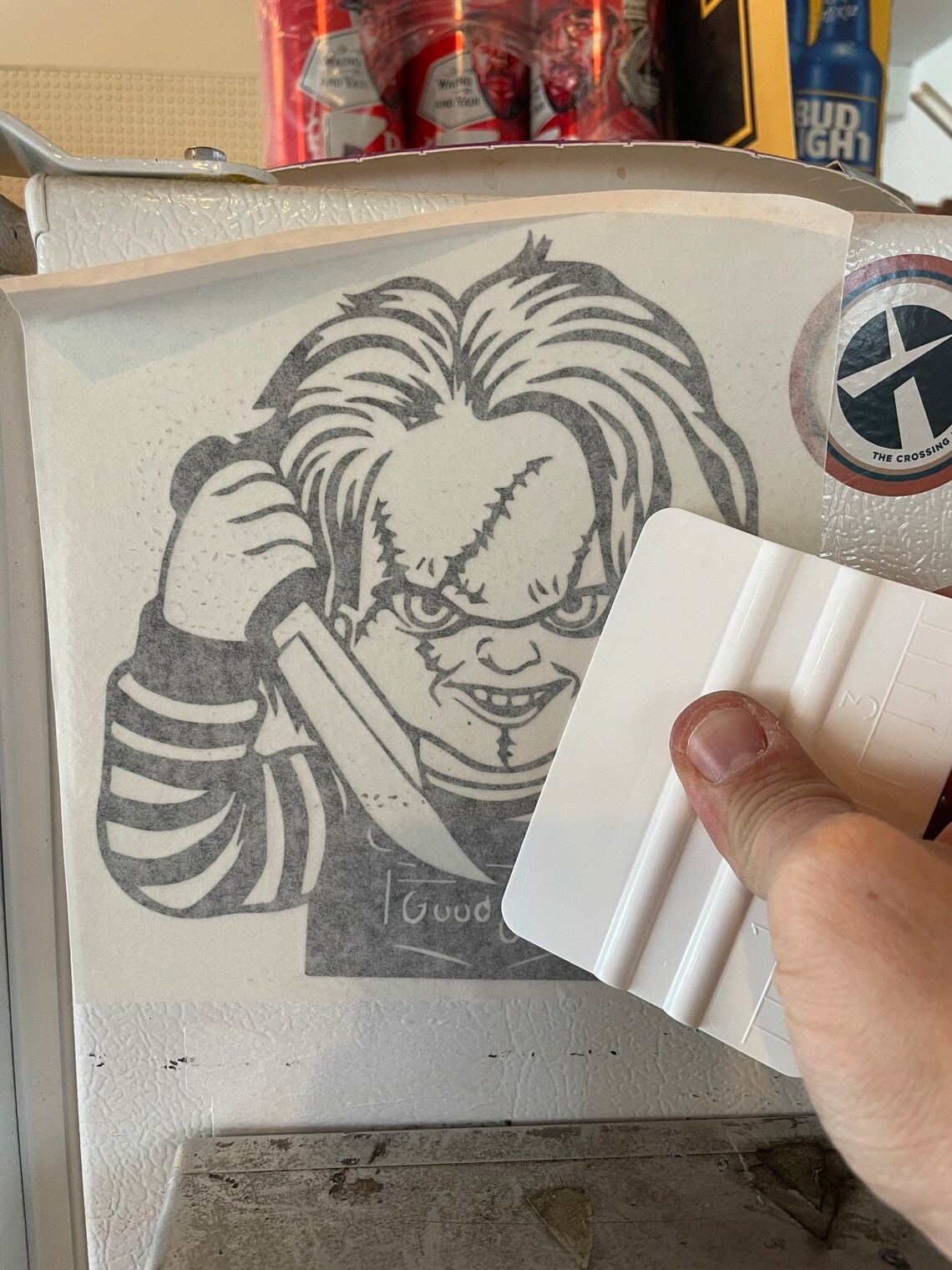Chucky 6” Silhouette Vinyl Decal Ready to Apply - Etsy