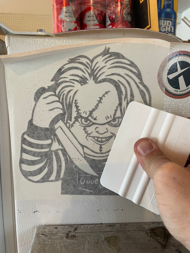 Chucky 6” Silhouette Vinyl Decal Ready to Apply - Etsy