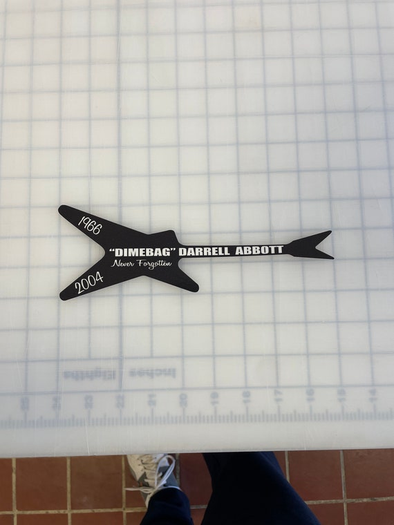 Dimebag Darrell Tribute Guitar Sticker different Variations | Etsy
