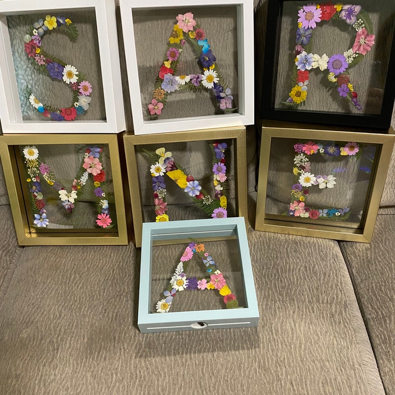 Flower Monogram - Etsy