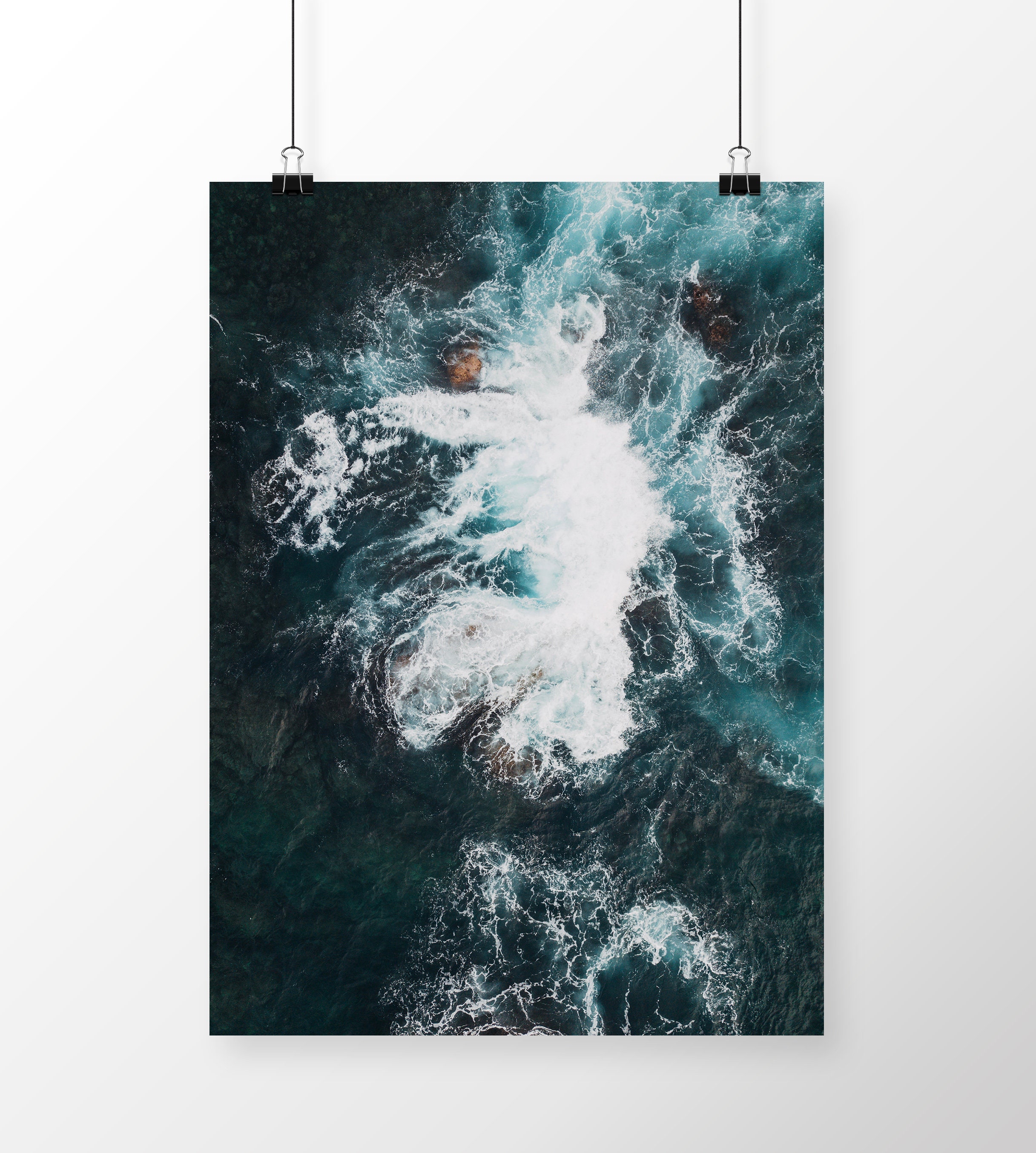 Ocean Waves Printable Photo, Original Art, Digital Download, Ocean ...