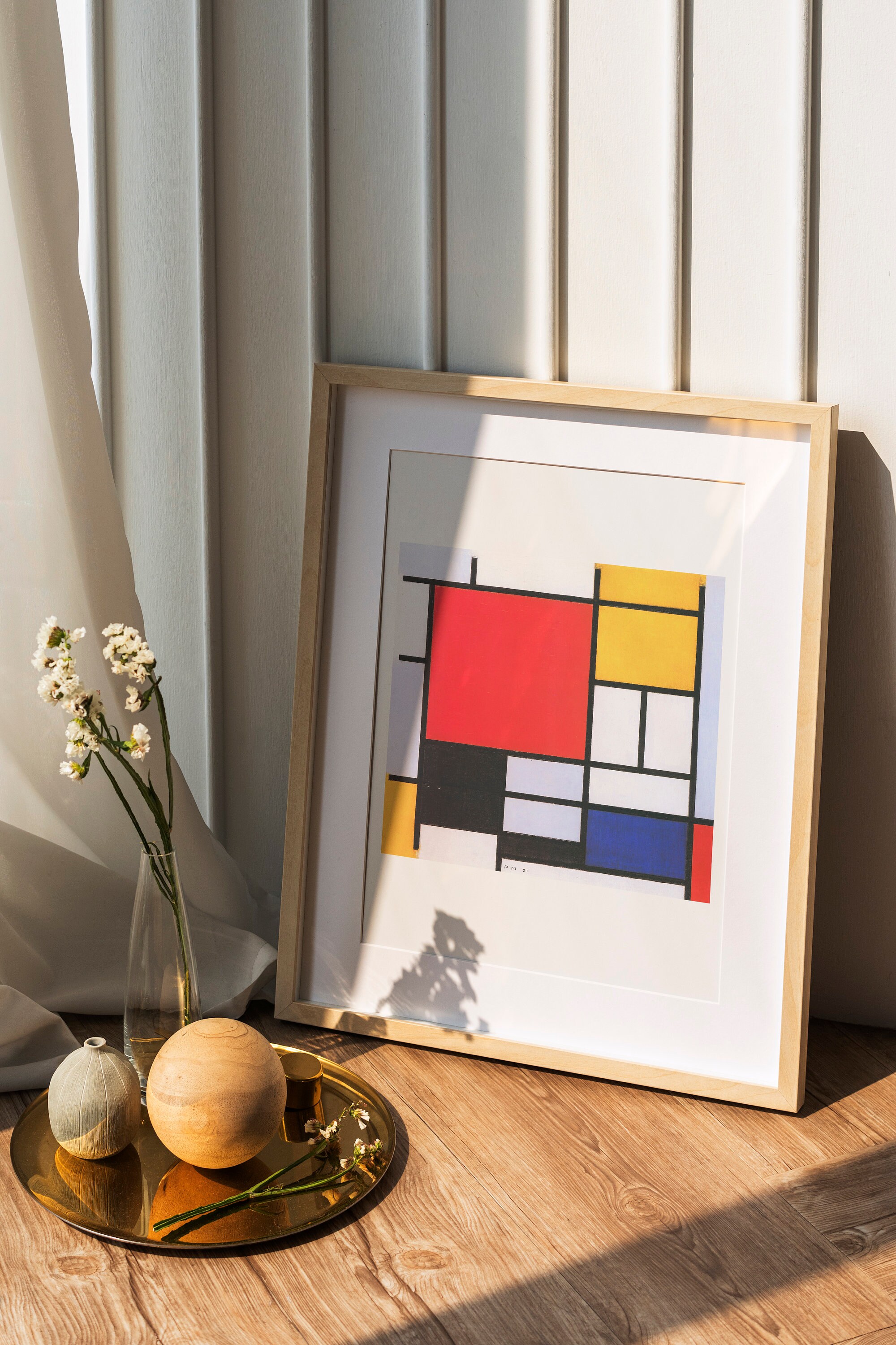 Composition by Mondrian,midcentury Modern Décor,original Art,digital ...