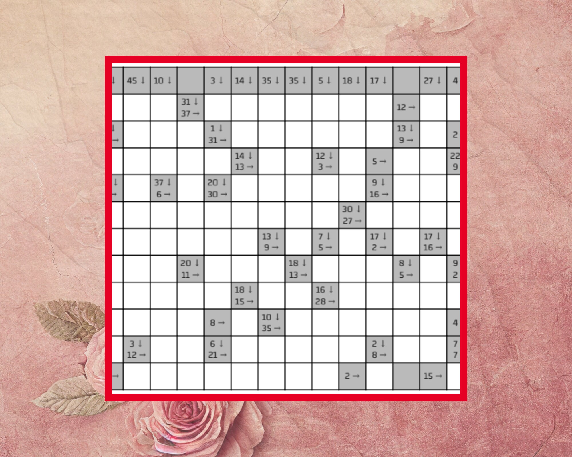 8000 Kakuro Puzzles Bundle, Printable Kakuro Puzzle, Cross Sum Puzzle ...