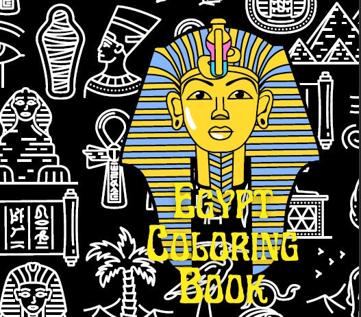 Egypt Coloring Book Instant Download Ancient Egypt Egypt Art Prints - Etsy