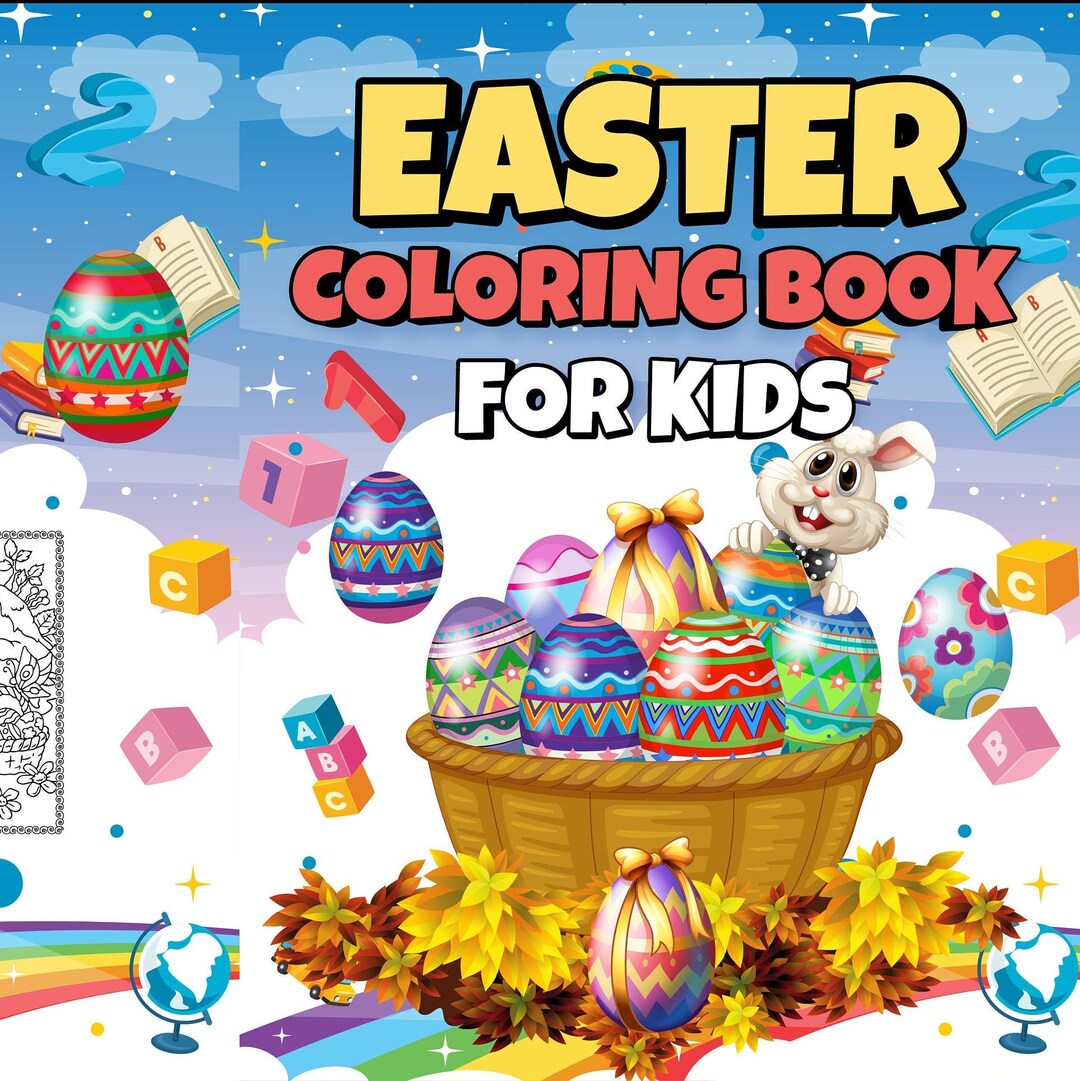 Easter Coloring Book for Kids (instant Download) - Etsy
