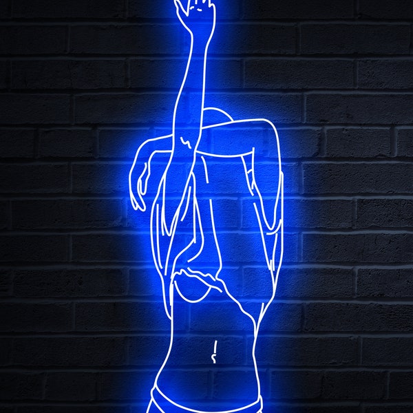 Middle Finger Light - Etsy