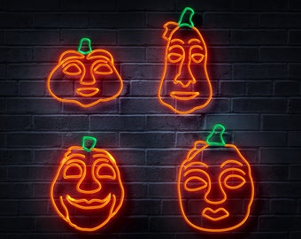Ghost Face Neon Sign - Etsy