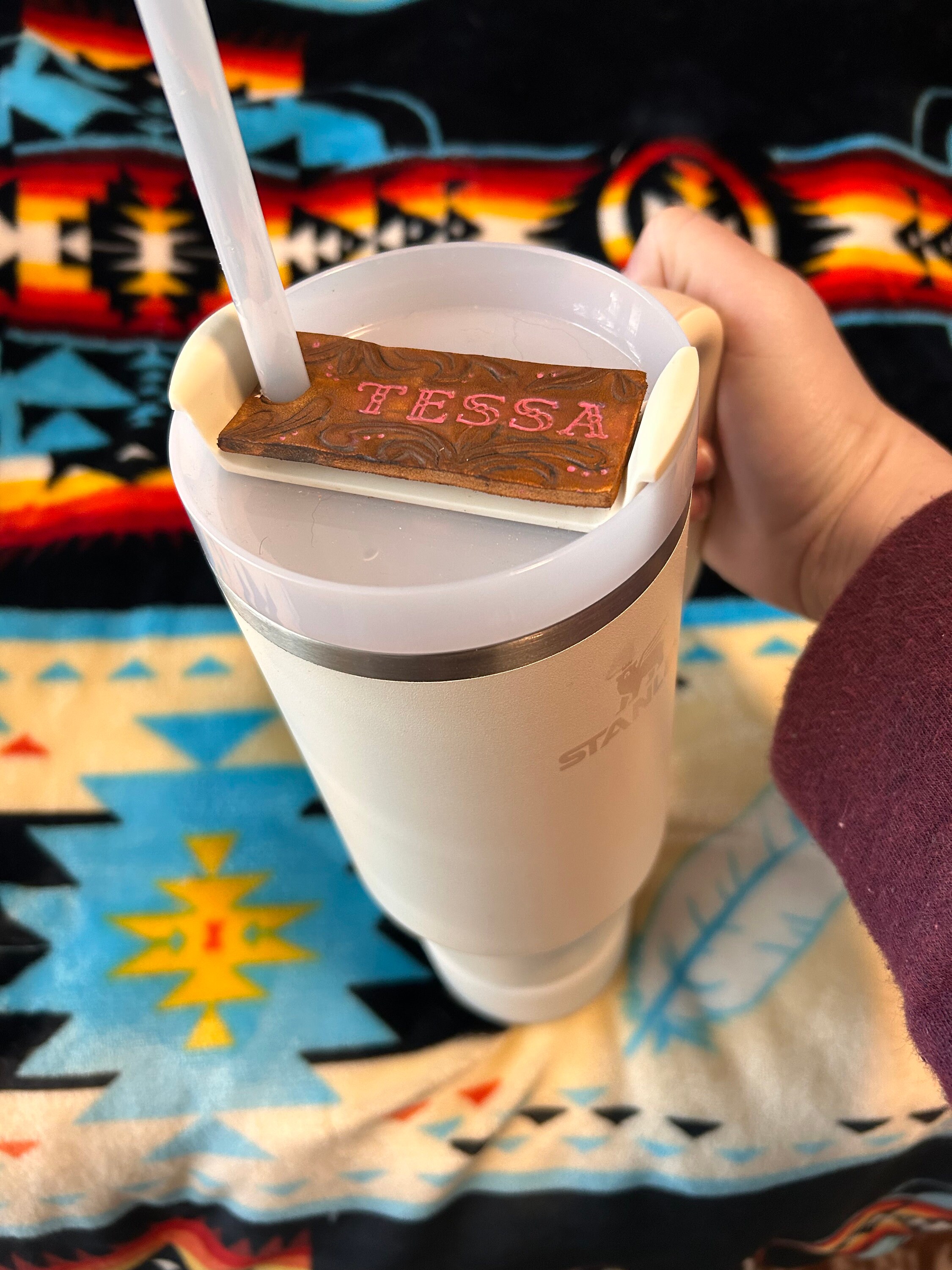 Leather Stanley Name Plates - Etsy