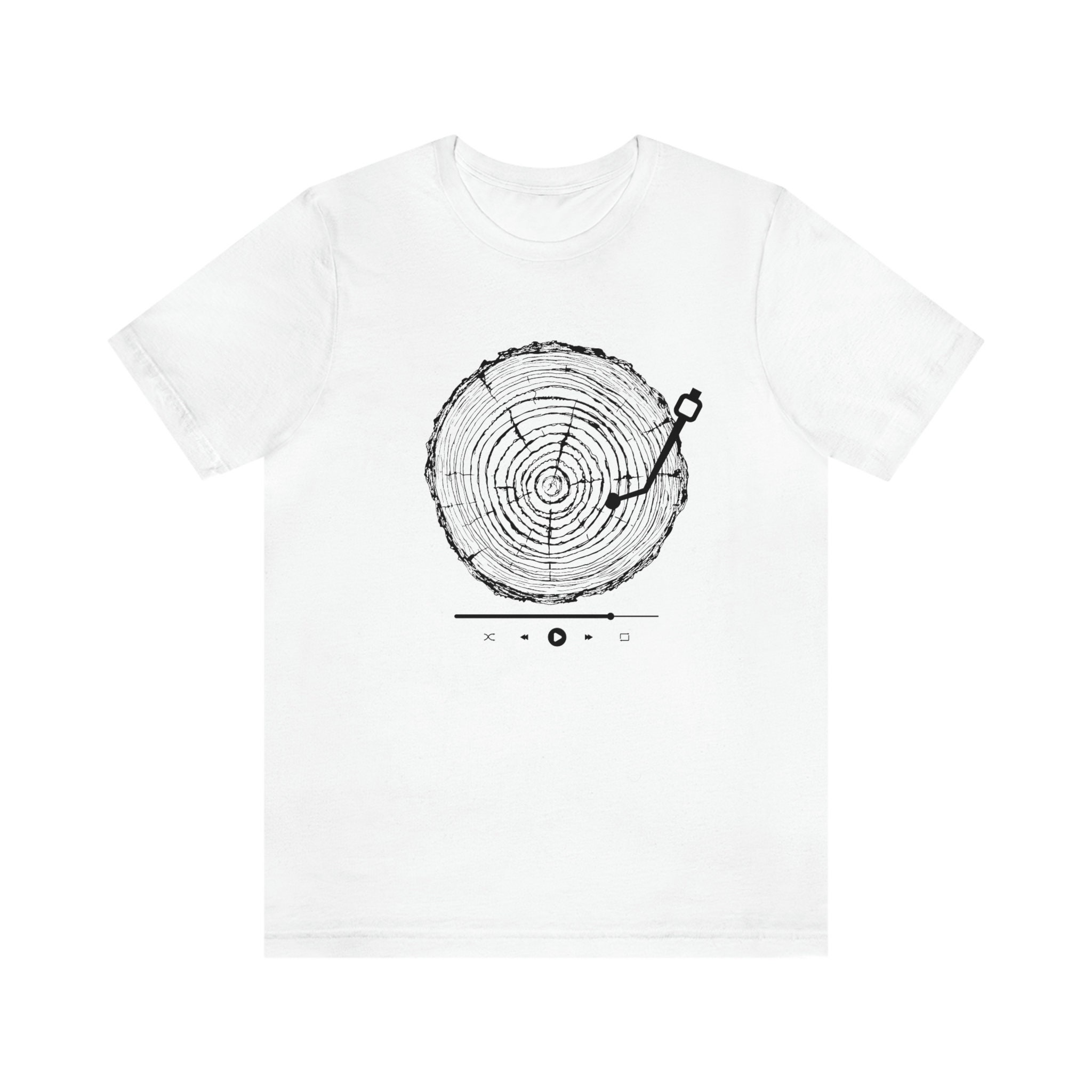 Tree Rings Vinyl Record T-shirt for Outdoorsy Music Lovers - Etsy