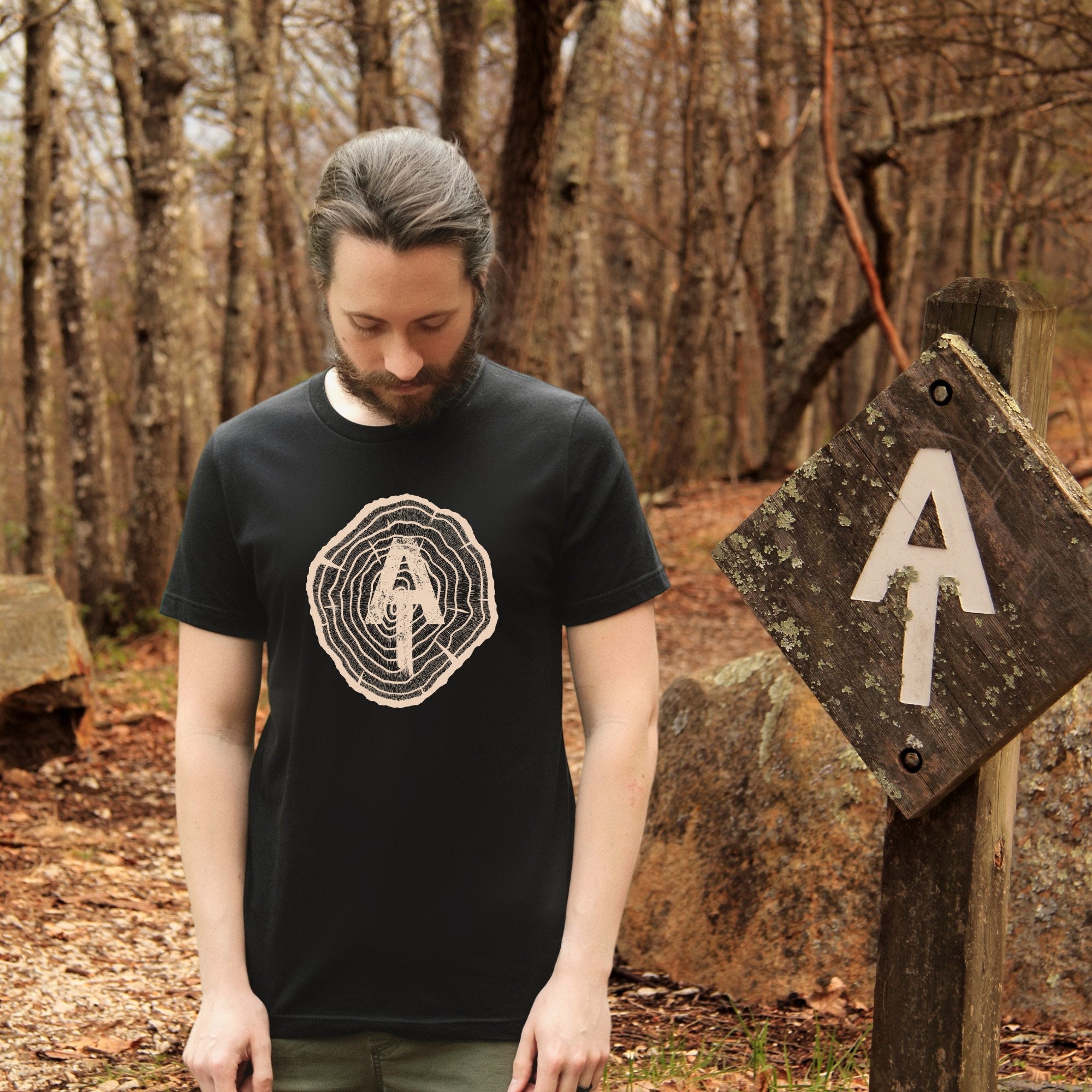 Appalachian Trail AT Logo Tree Ring Shirt for Hiking or Camping - Etsy