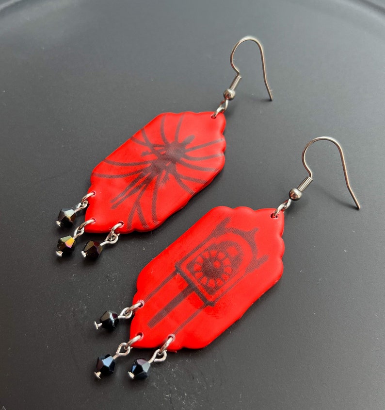 Vecna and Clock / Stranger Things 4 / Polymer Clay Earrings - Etsy