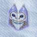 Barn Owl / Fringe / Tassel / Hand Beaded Earrings / Made to Order - Etsy
