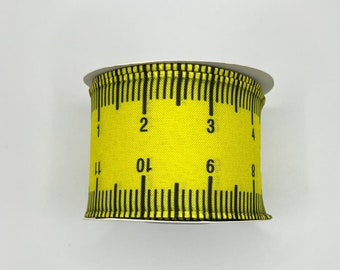 School Ruler Ribbon | Etsy