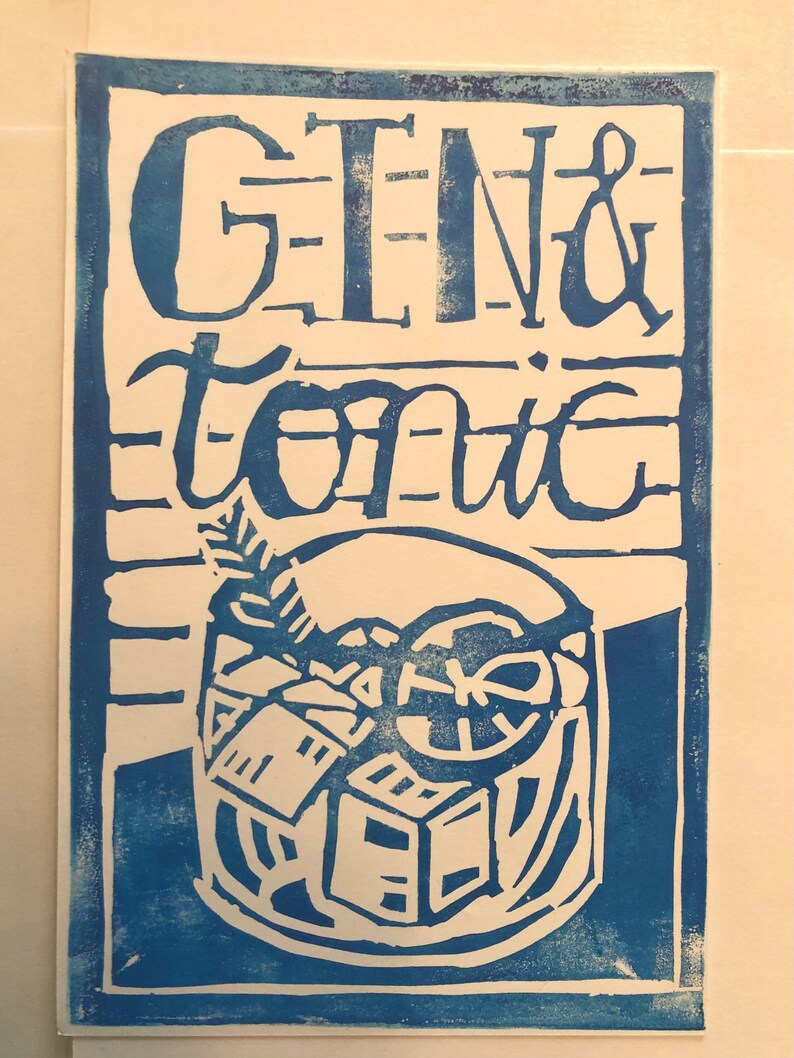 Hand-printed Postcards Linocut Postcards Punny Postcard - Etsy