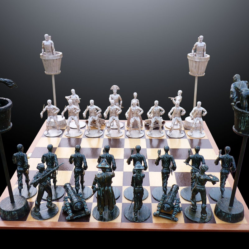 Resin Chess Set - Etsy